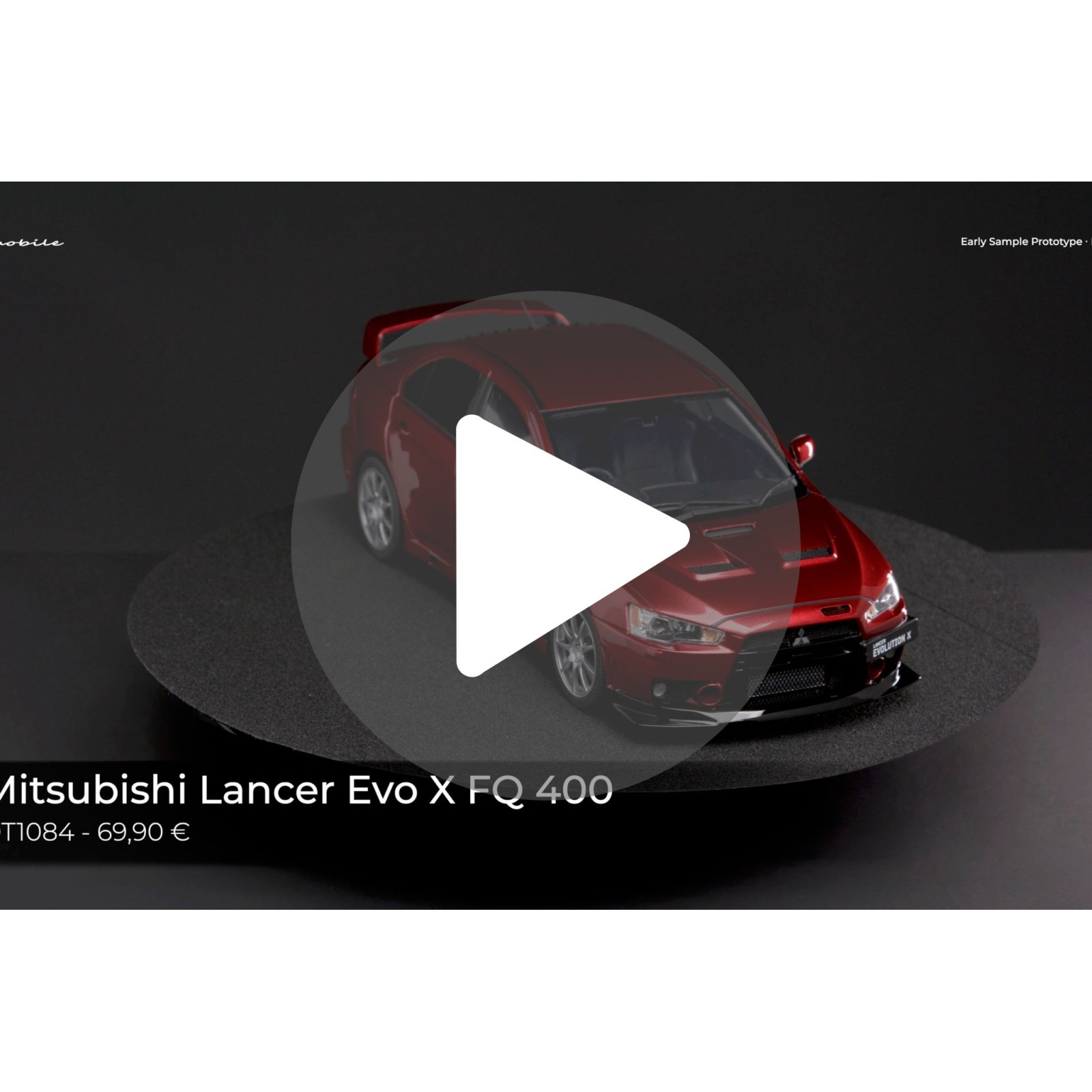 Mitsubishi Lancer Evo X FQ 400 Orient Red 2012