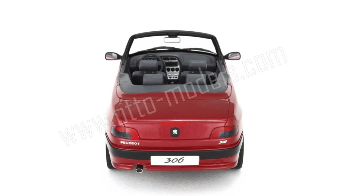 OttOmobile - Peugeot 306 Cabriolet Rouge Lucifer 1999 - 1/18